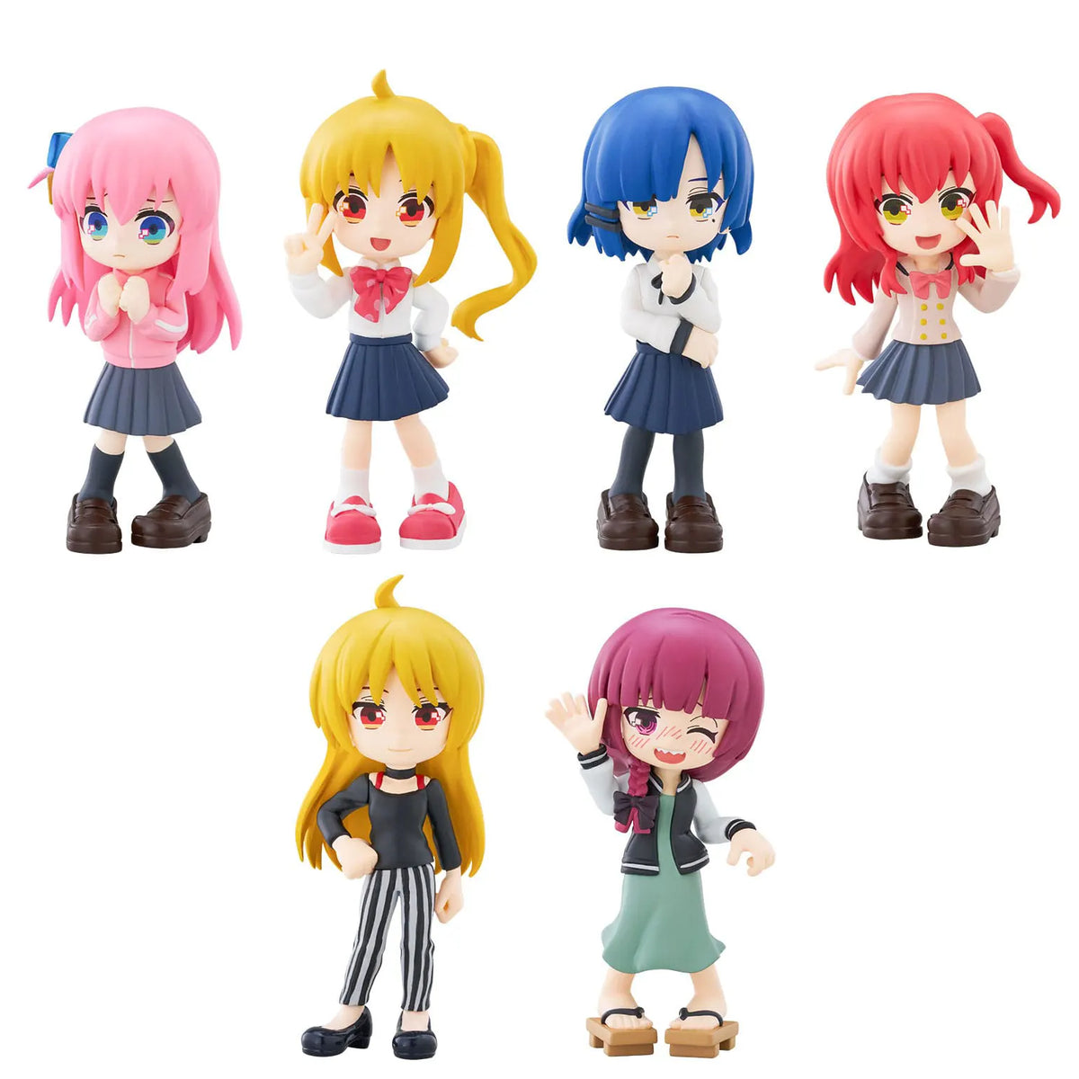 Bocchi the Rock! PalVerse Blind Box Figures – Set of 6 Chibi Vinyls ...